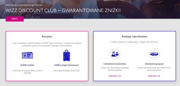 Wizz Air Discount Club - czy warto to kupić?